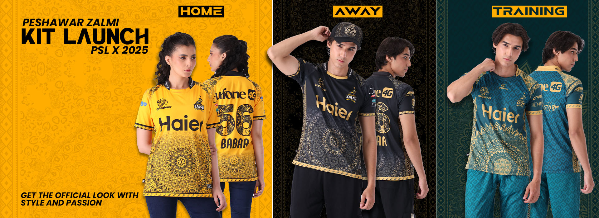 Peshawar Zalmi Kit Launch PSL X 2025– Get the Official Look with Style ...
